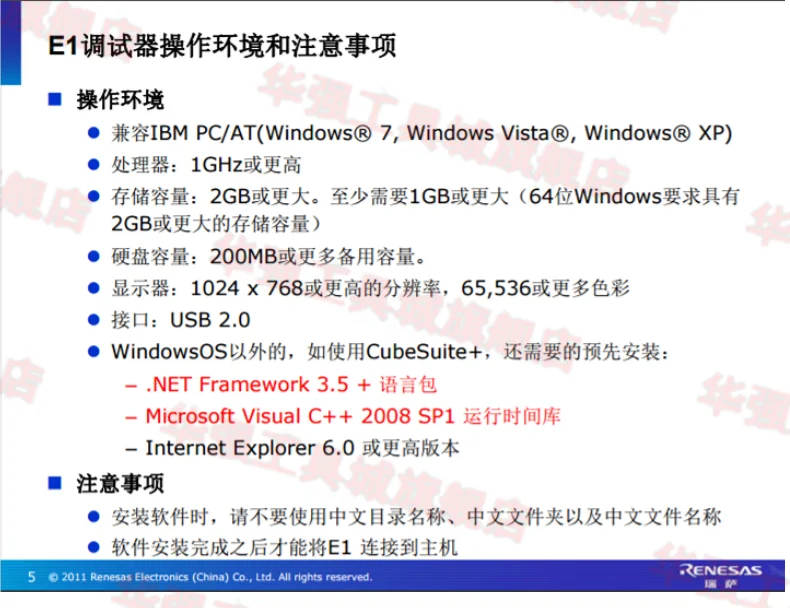 Genuine Original RENESAS Programmer - Renesas E1/E2 Emulator