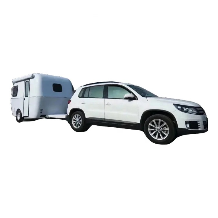 Mini 2 Wheels Camper Trailers For 3 People Sleeping Pop Up Camper ...