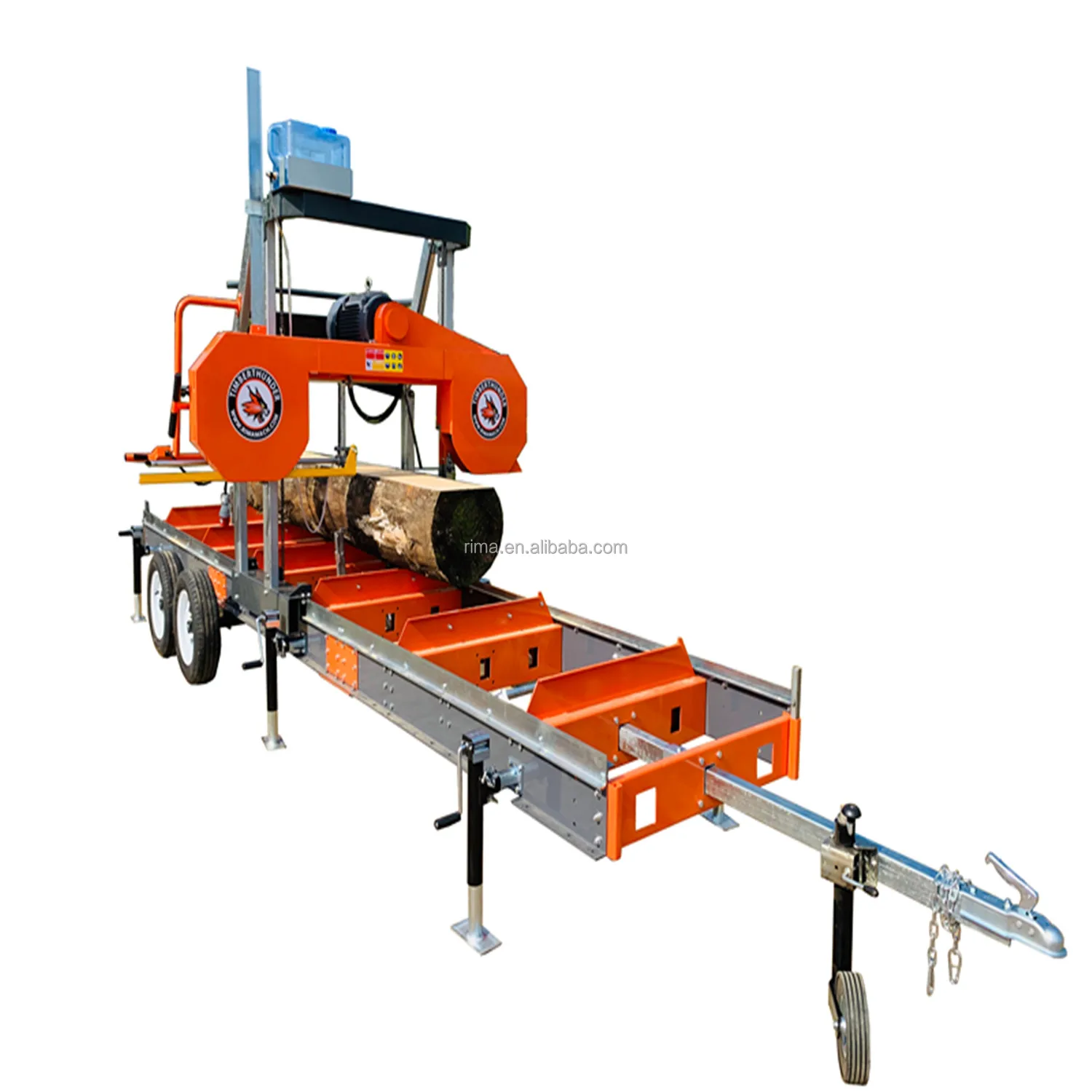 Rima Gasoline/electric Portable Sawmill - Efficient Wood Cutting