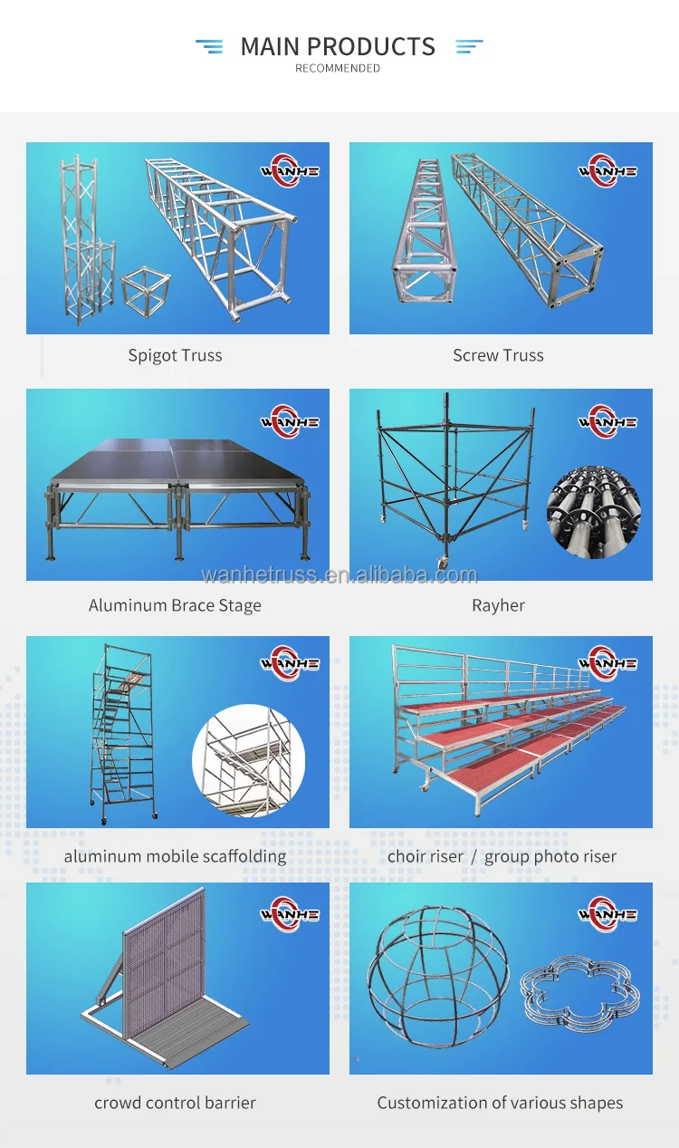 Stage Truss Platform System Lighting Led Screen Wall Ground Support ...