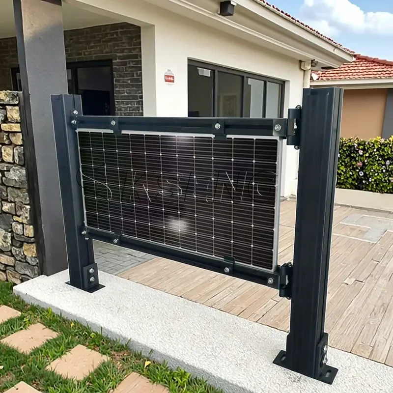Kseng Bifacial Ground Mount Solar Panel Fence System