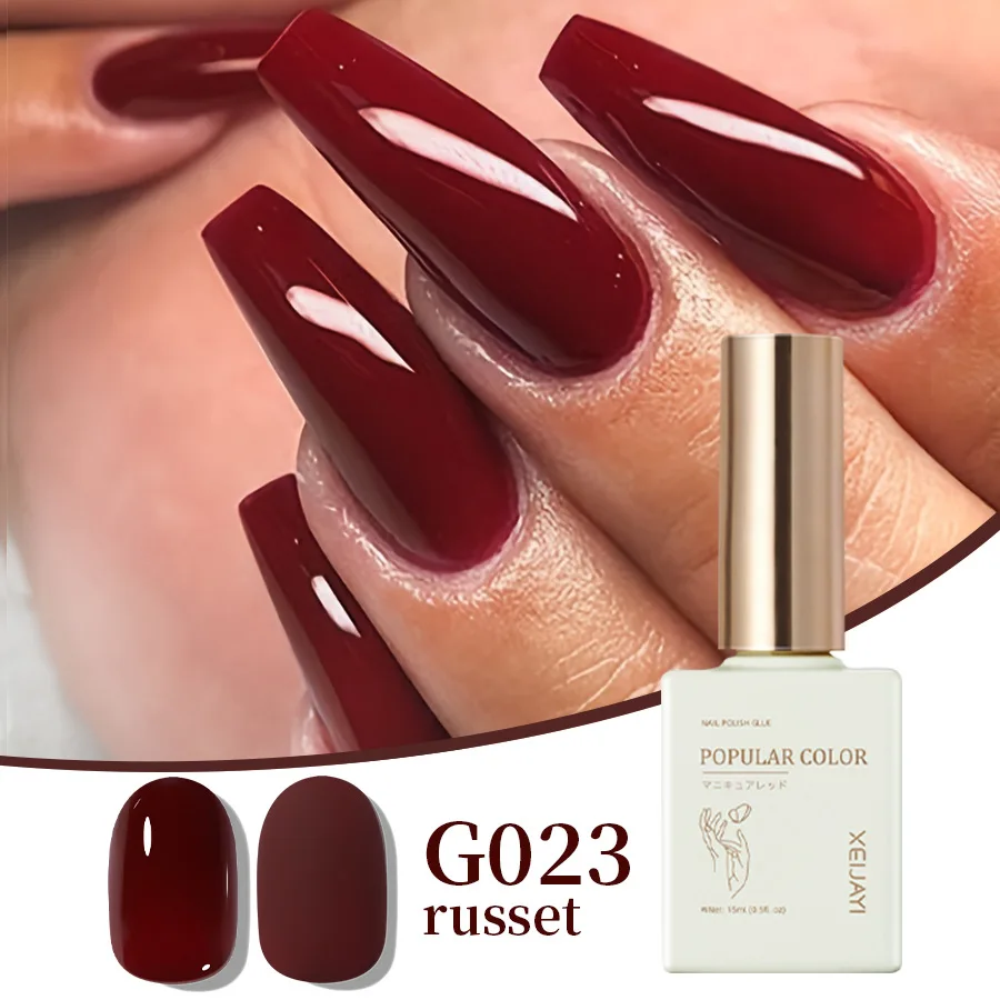 Red Gel Nail Polish Semi Permanent Soak Off Uv Led Gel Varnish Nail Art ...