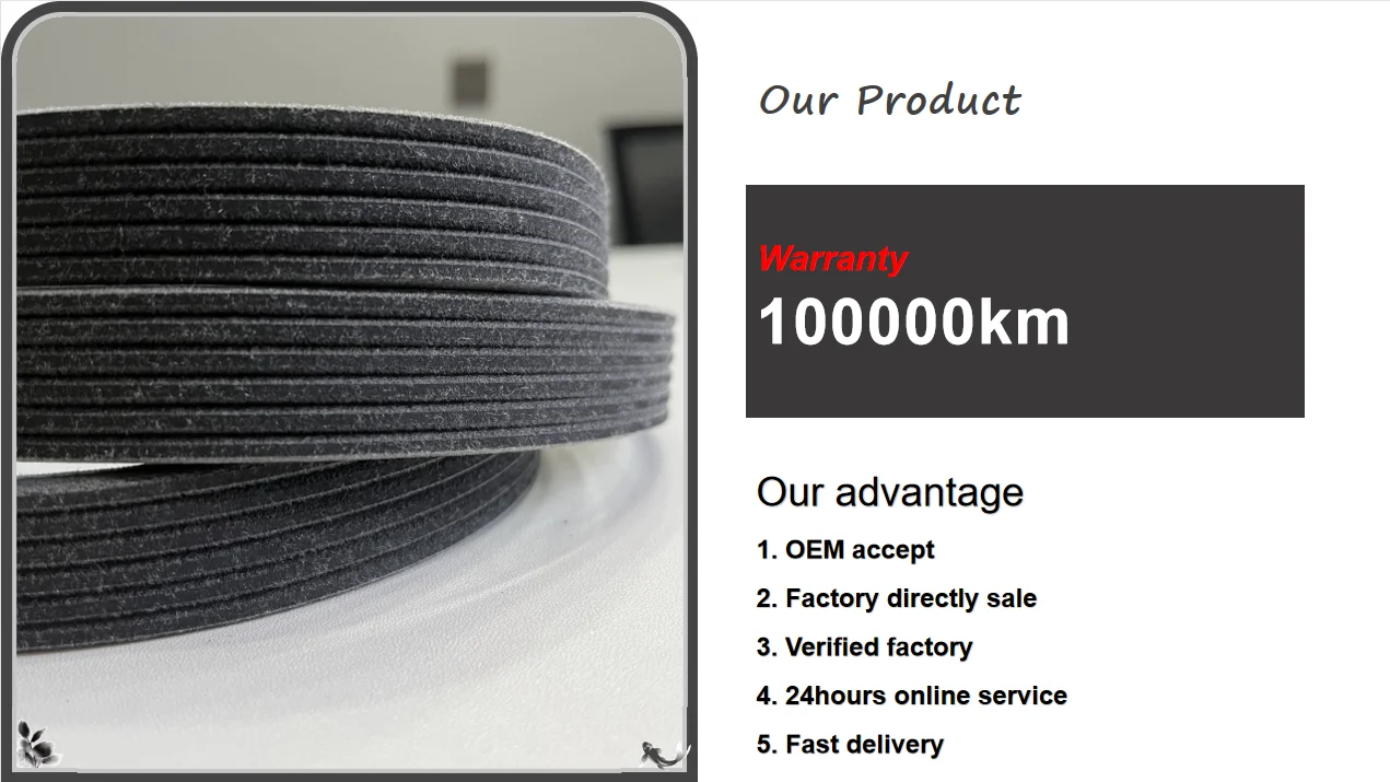 6pk 8pk EPDM Transmission Fan Belt Pk Belt Rubber V Belt for Auto Parts ...