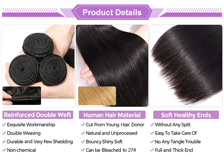 10a Straight Virgin Hair Deep Water Wave Brazilian Human Hair Bundles ...