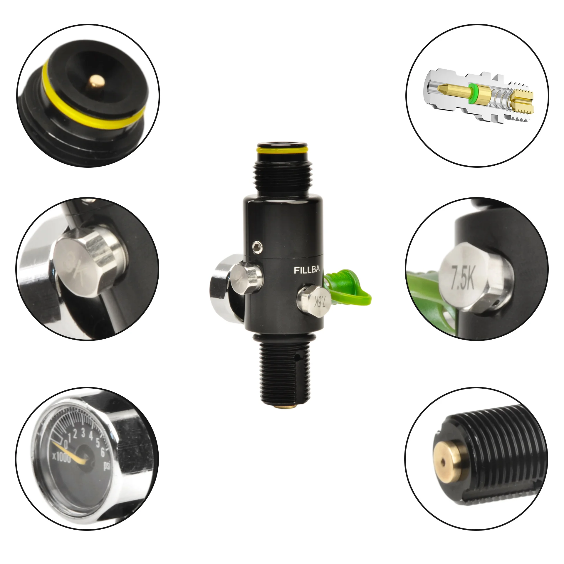 Paintball Accessories Multifunctional Lightweight Material Hpa Scuba ...