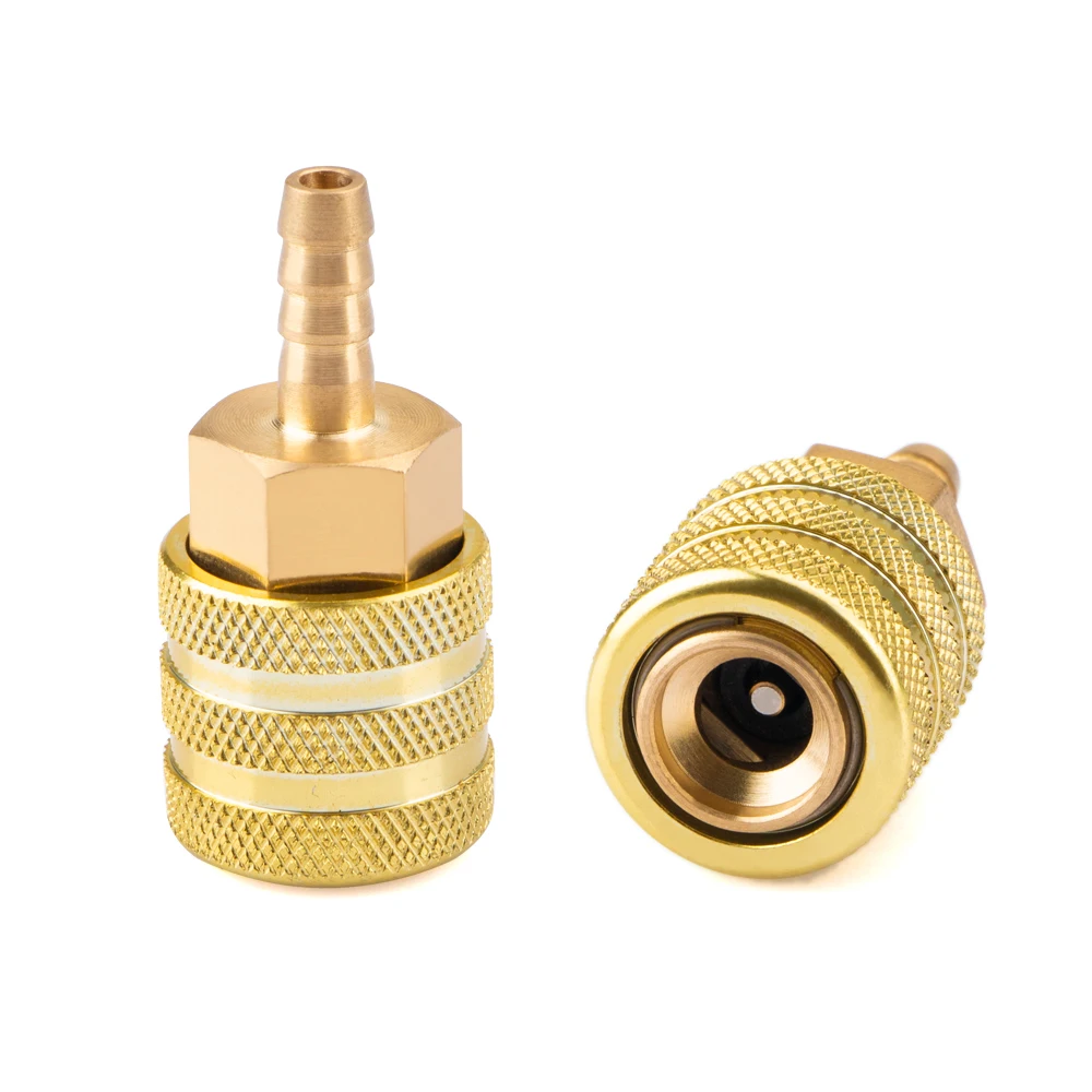 AC06B Brass Heavy Duty Tire Chuck Lock-on Car Air Chuck With Hose Barb ...