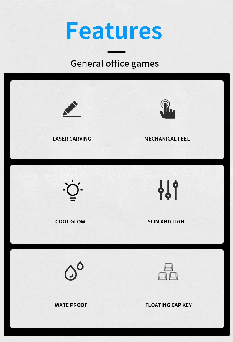 104-Key Mix Pro RGB Gaming Keyboard USB Interface Popular Metal Sense ...