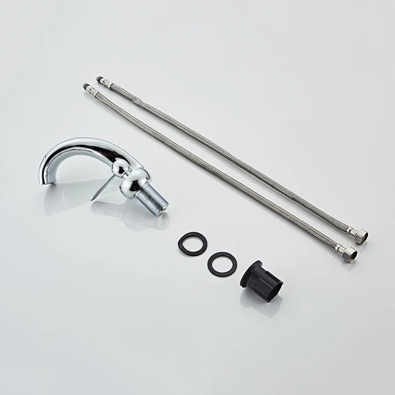 Chrome, Brushed Nickel,gold, Black Basin Faucet Desk Mounted Mixer ...