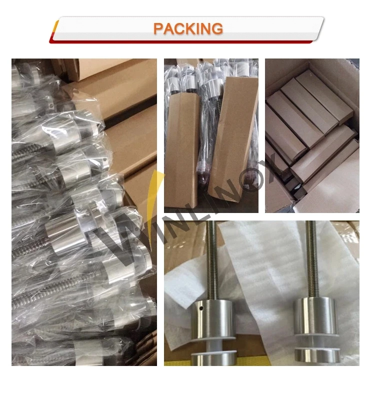 32-50mm Stainless Steel Standoff Brackets With M10 M12 Screw Bolt Solid ...