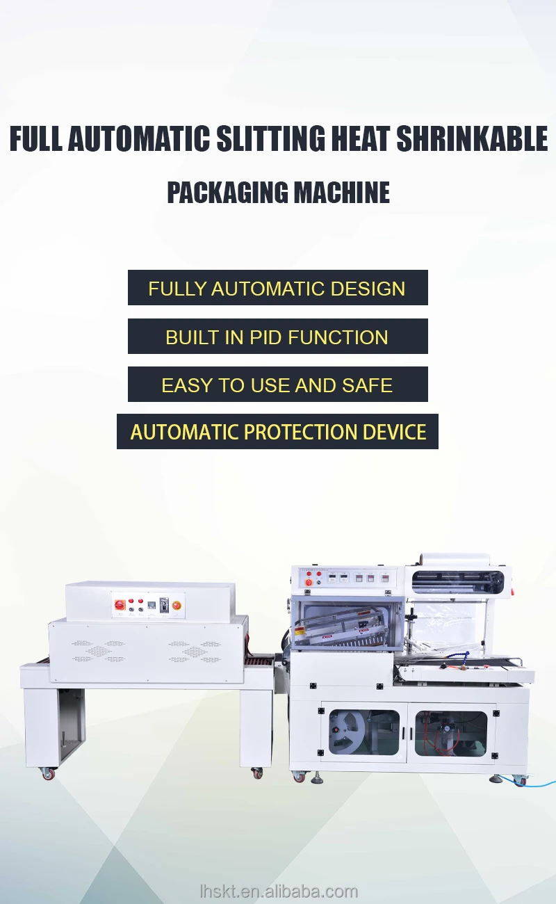 Small Heat Tunnel Wrap Packaging Shrink Wrapping Machine Plastic Film ...