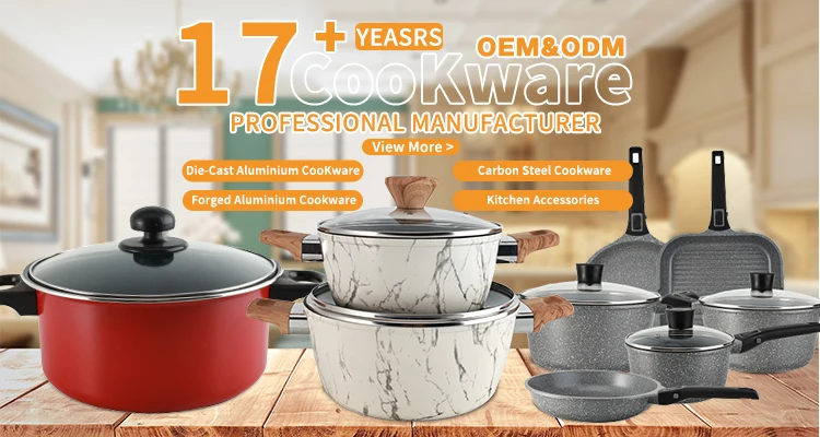 High Quality Kitchen Wear Cookware Set Non Stick Cookware Forged ...