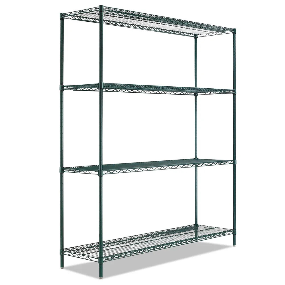 4 Layers Wire Shelving Kit, Four-Shelf, Green Anthracite Kitchen ...
