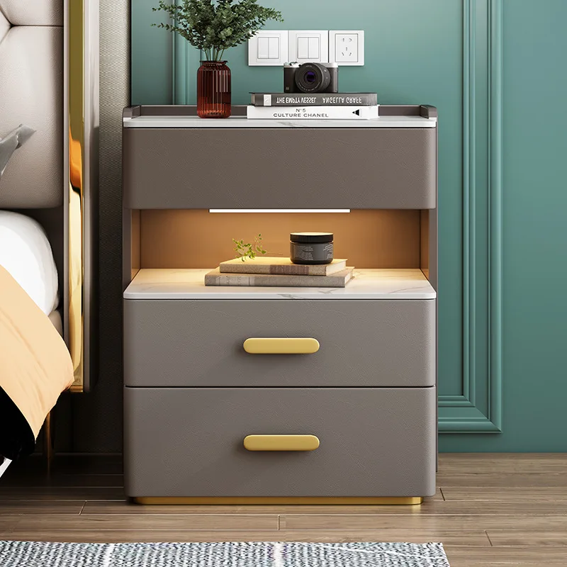Smart Nightstand - Modern, Multifunctional Bedside Table