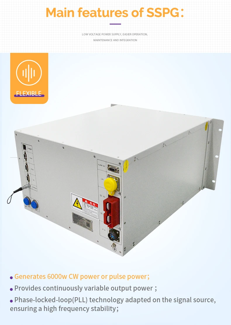 2450mhz 6KW Solid State Microwave Generator for MPCVD