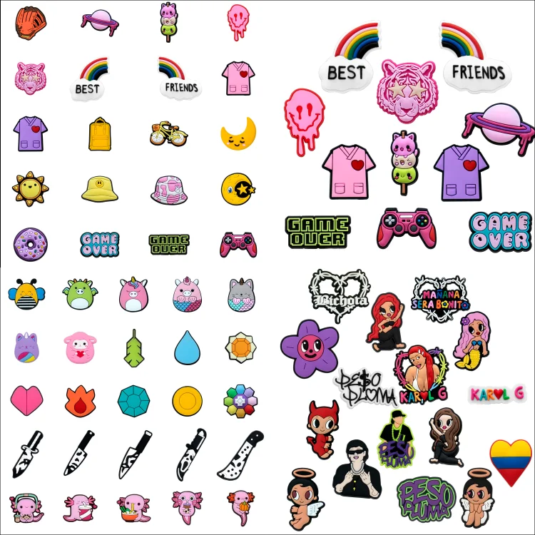 Hyb Kuaji 2023 New Pvc 2d Charms Party Decoration Sign Dust Proof Alien ...