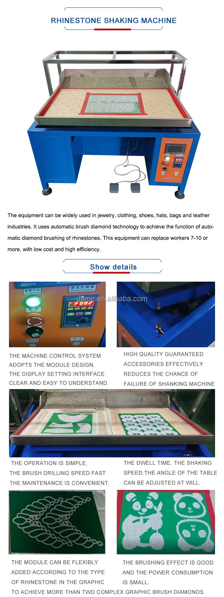 Rhinestone Shaking Machine And Rhinestone Brush Machine: Efficient ...