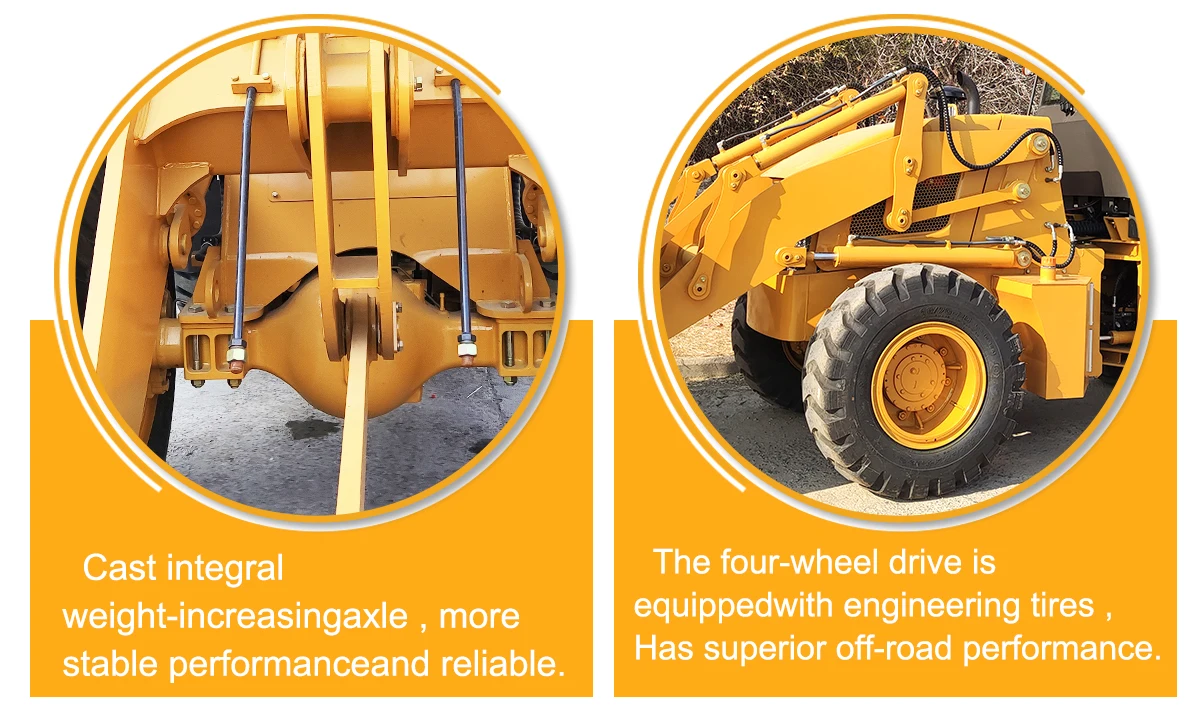 Good Condition Backhoe Loader 4 Wheels 5ton Used Backhoe Loader - Buy ...