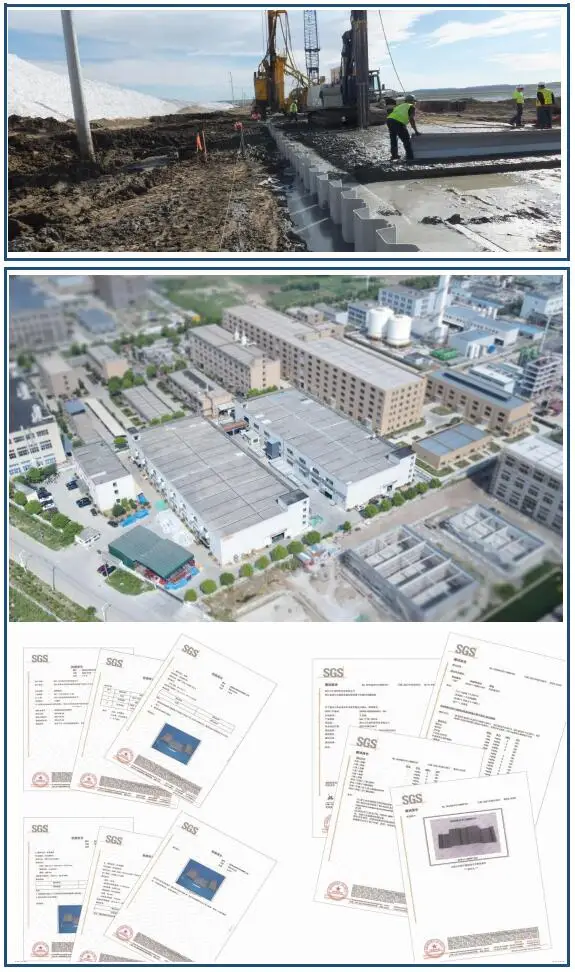 MA760 PVC Corrosion Resistant FRP/GRP Basalt Fiberglass Sheet Pile for ...