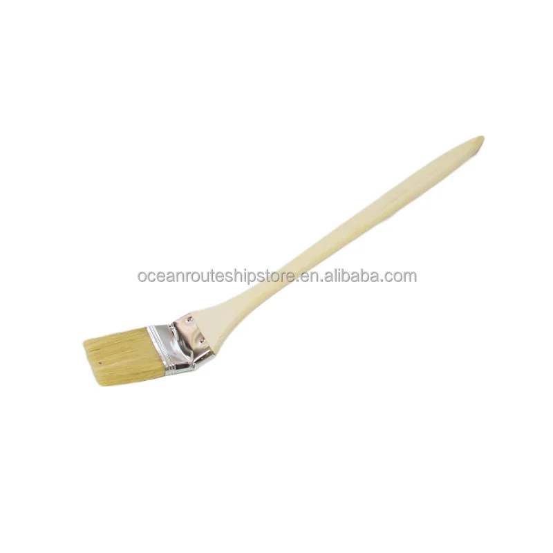 IMPA Long Wooden Handle Angle Radiator Paint Brush Dog Leg Brushes