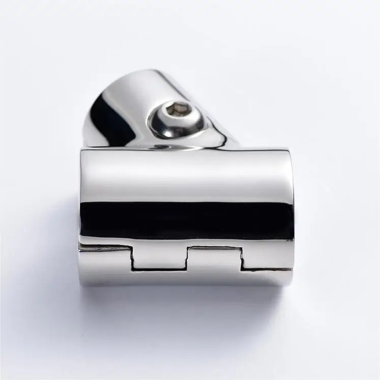 Boat Handrail Railing Rectangular Base Mirror Polished Marine Hardware ...