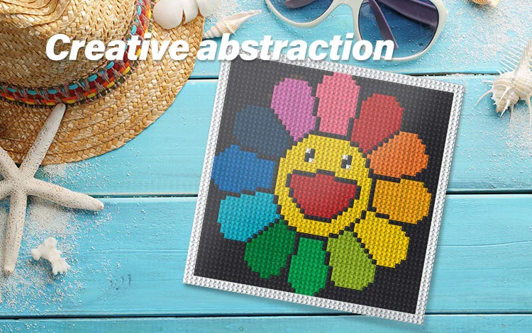 Pixel Art Building Blocks Portrait Picture 48X48 Dots Bricks 1x1 Wall ...