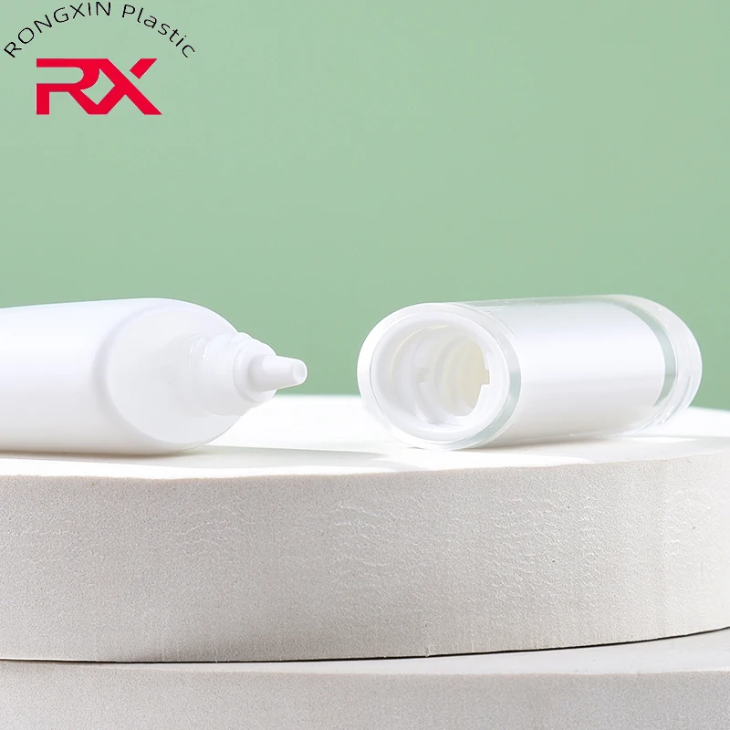 D25 30ml Luxury Plastic Cosmetic Packaging Screw Acrylic Cap Skin Care Serum Eye Cream ...