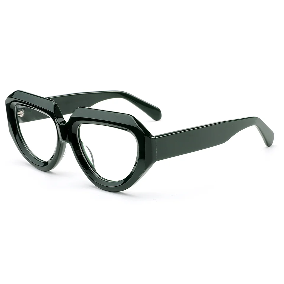 Fashion Big Cat Eye Bold Round Optical Frames Vintage Inspired 4356