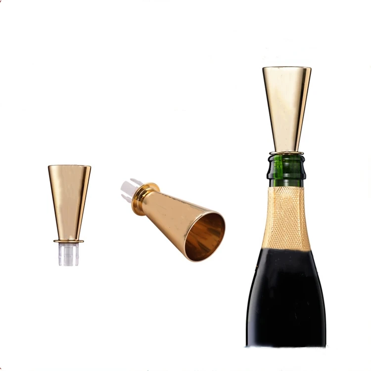 Promotional Gift Plastic Mini Champagne Sippers Custom Wine Pourer