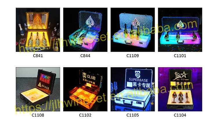Night Club VIP Plastic Champagne Display Glorifier Service Led Liquor ...