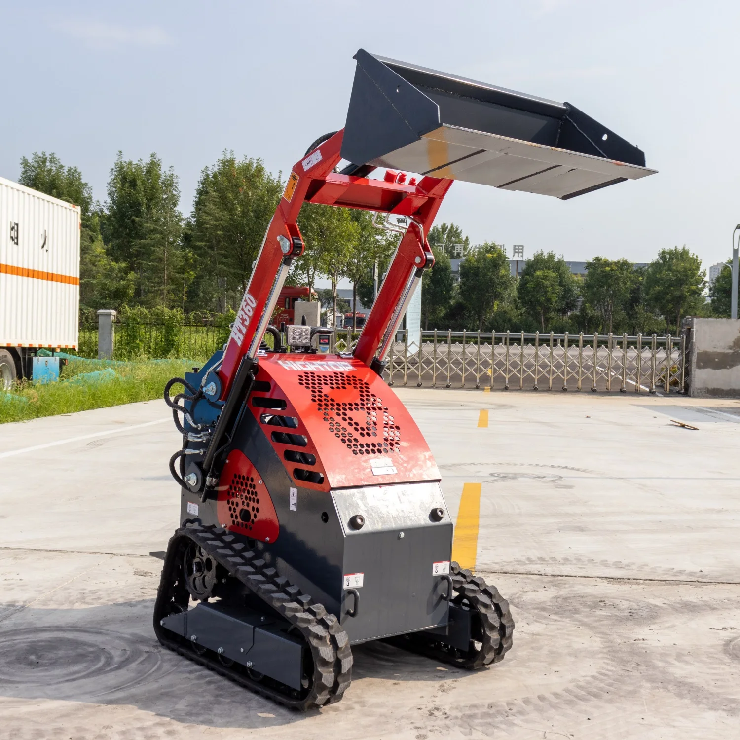 Multi-function Mini Skid Steer Loader Wheeled Skid Steer Loader Cheap ...