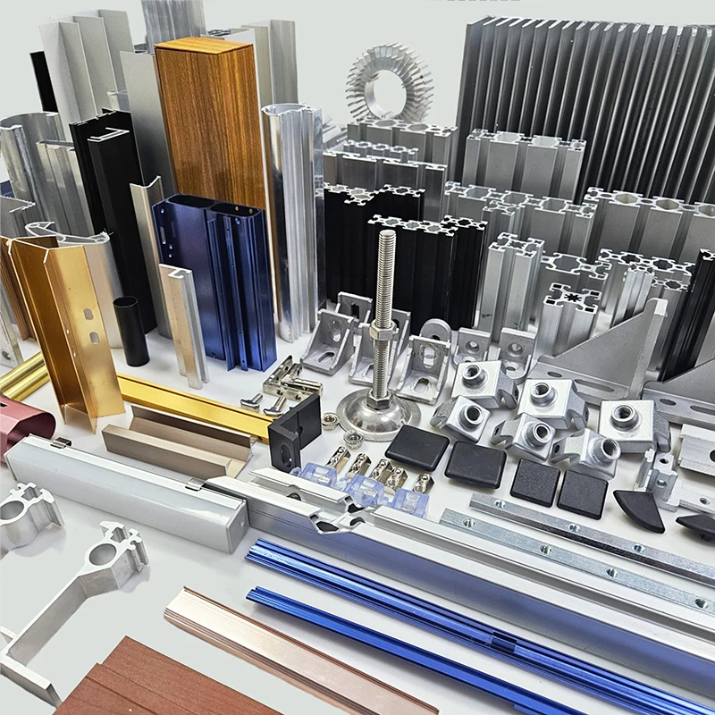 Custom 6061 6063 T5 T6 CNC Anodized Extrusion Aluminum Profiles Frame ...