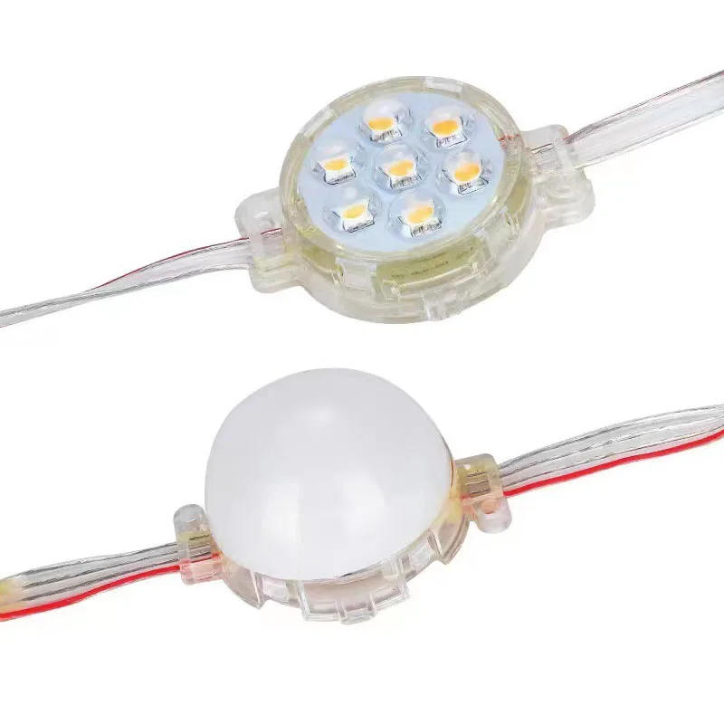 LED Module 50mm 24V IP68 RGB Programmable Pixel Point Light for UCS1903 ...