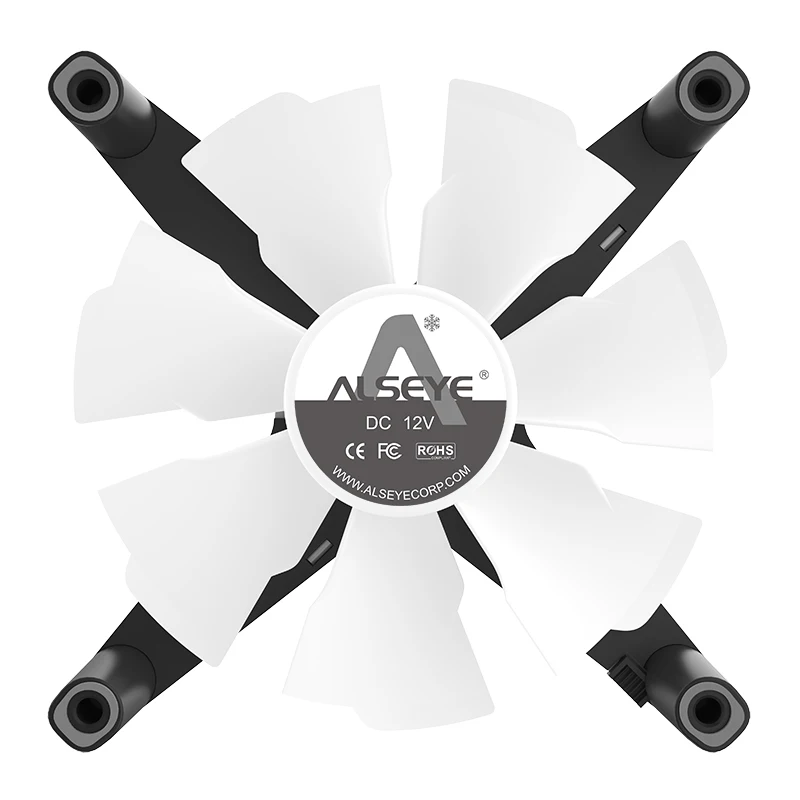 Alseye X12-II-W-P RGB PC Fan - 120mm, 1300RPM Cooling