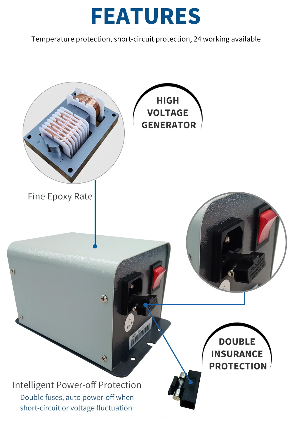 Industrial Film Packing Machine Anti Static Electricity Ionizer Bar ESD ...