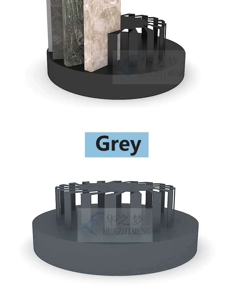 Circular Rotating Ceramic Porcelain Tile Display Rack Mosaic Wood Floor ...