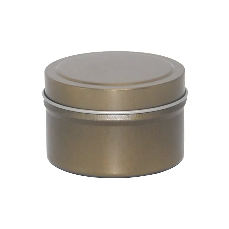 4 Oz Custom Candle Container Unique Luxury Candle Vessels Metal Lid ...