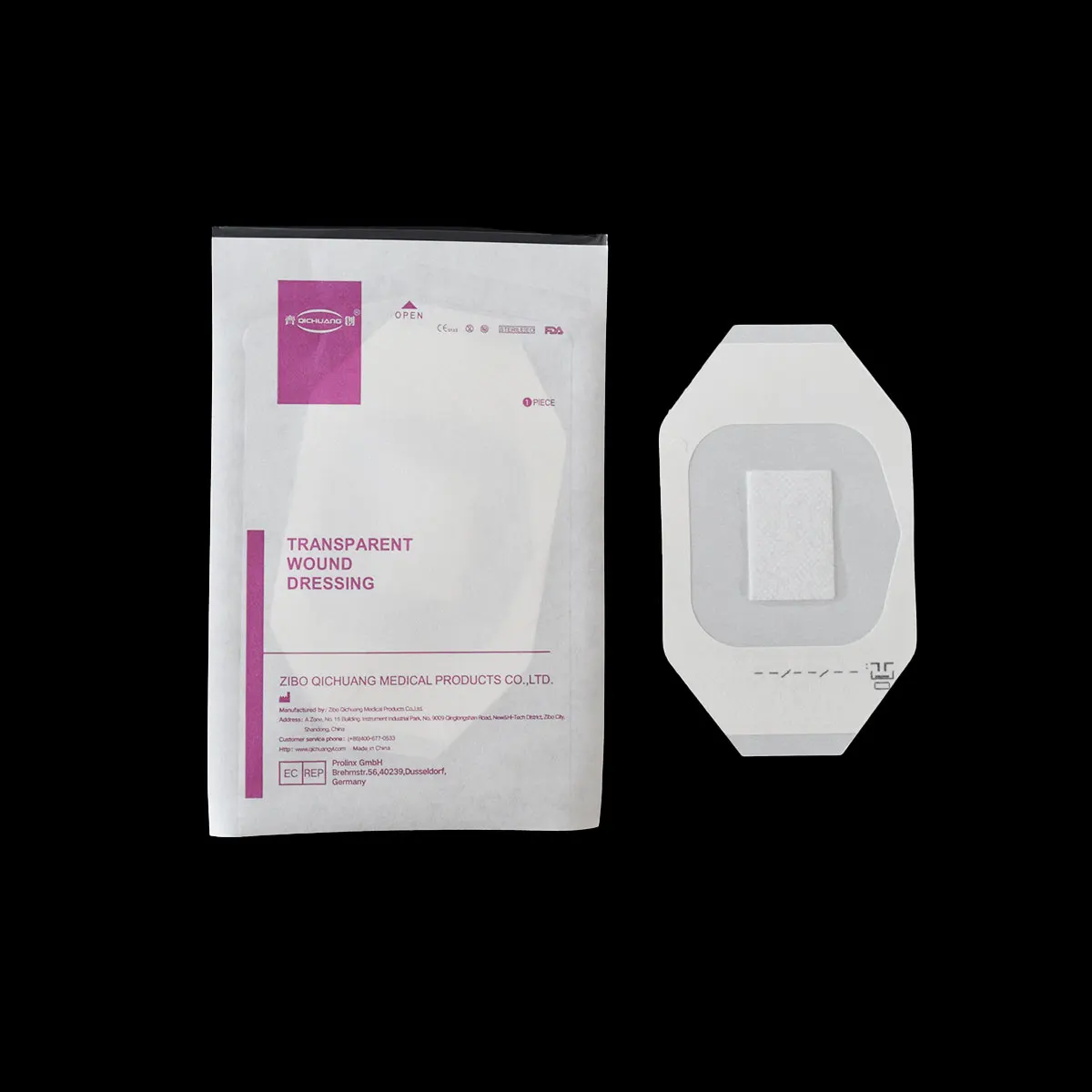 New Self-Adhesive IV Dressing Medical Transparent Wound Dressing with ...