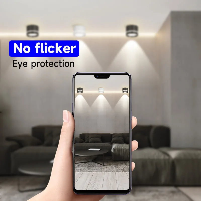 Surface Mounted Round For Indoor 5w 10w 15w 25w Dimmable Commercial ...