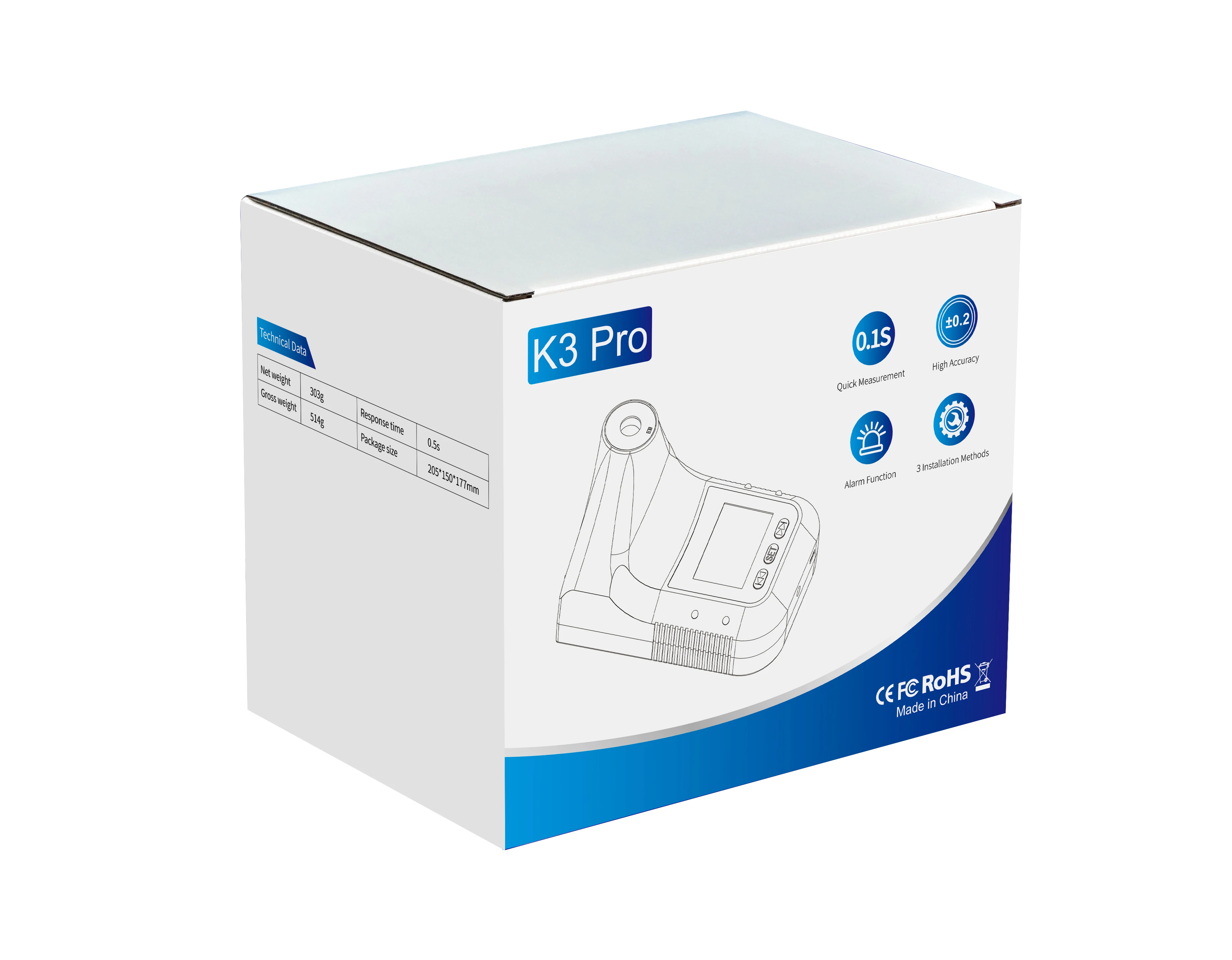 In Stock Upgrading Industrial K3 Pro Thermometer K3pro Built With 12 ...