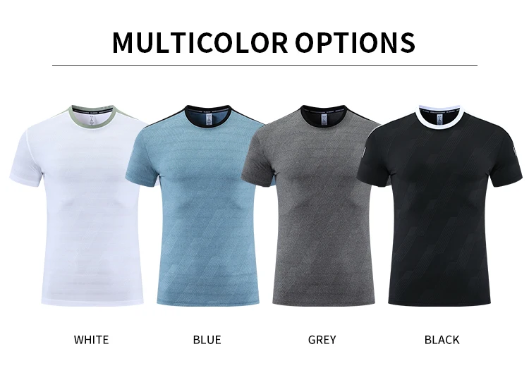 OEM Mens Workout Quick Dry Shirts Compression Mens Elastic Short Sleeve ...