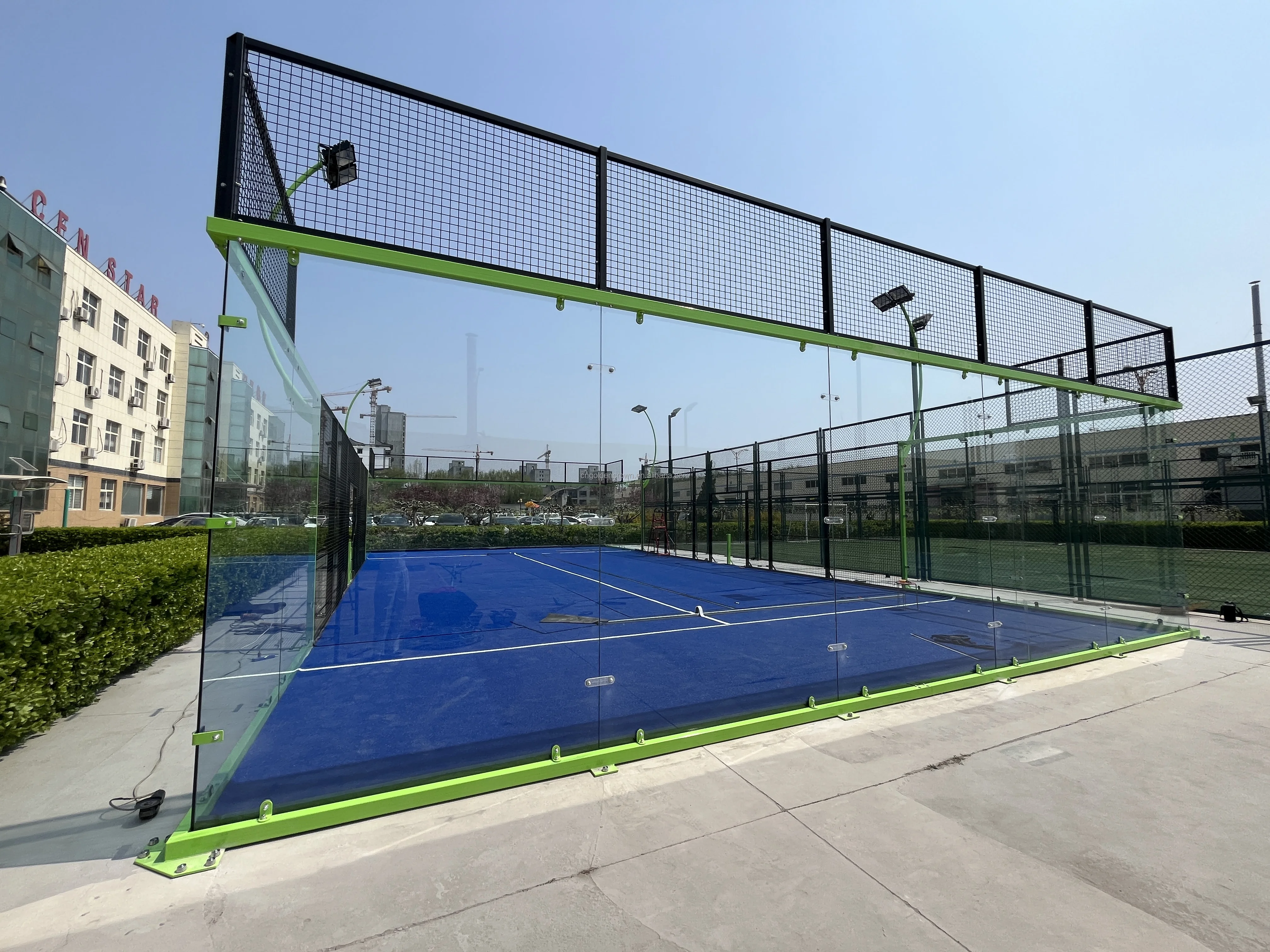 Paddle Court Cancha De Padel Outdoor Indoor Panoramic Padel Tennis ...