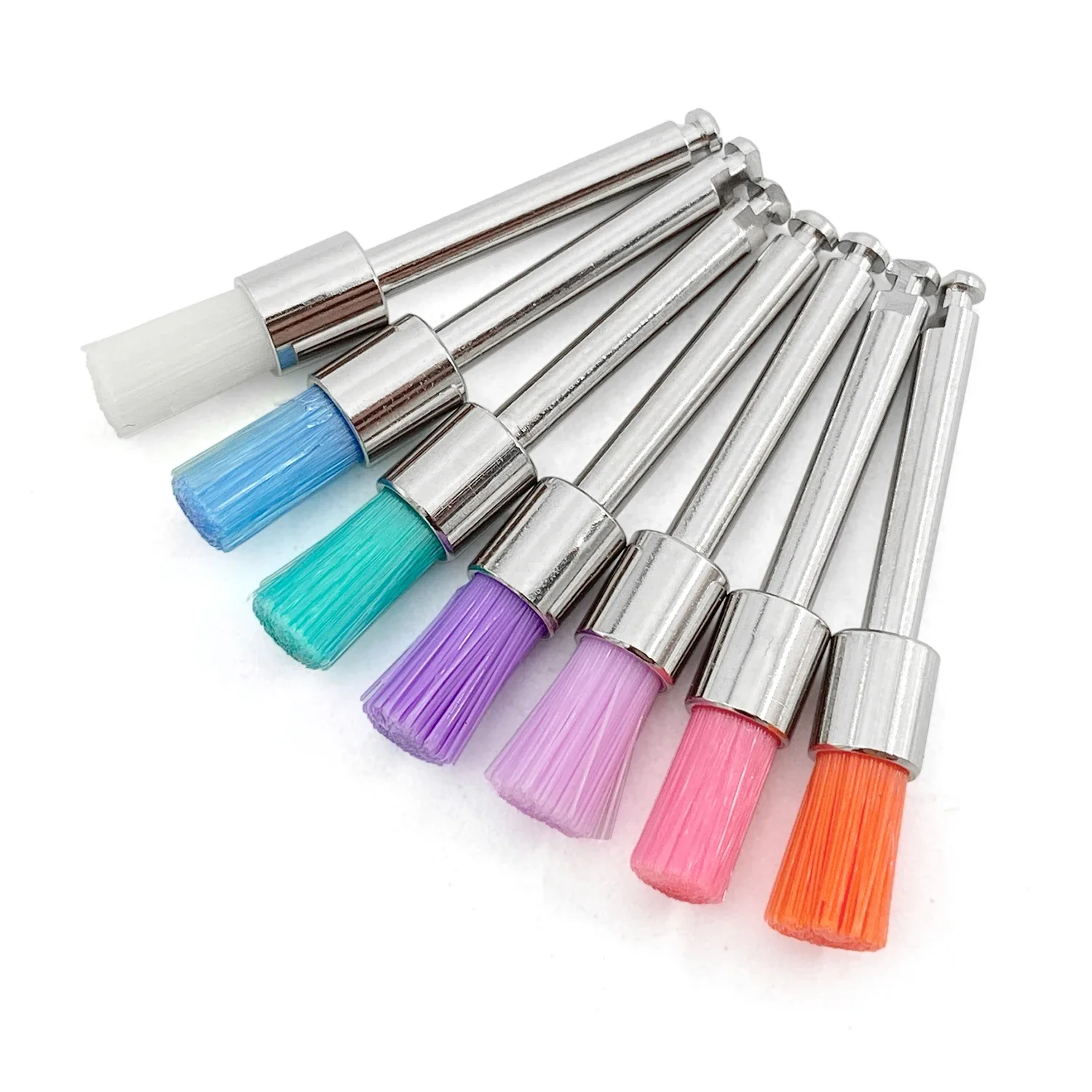 100pcs WELL CK Dental Materials Prophy Prophylaxis Brush Colour White ...