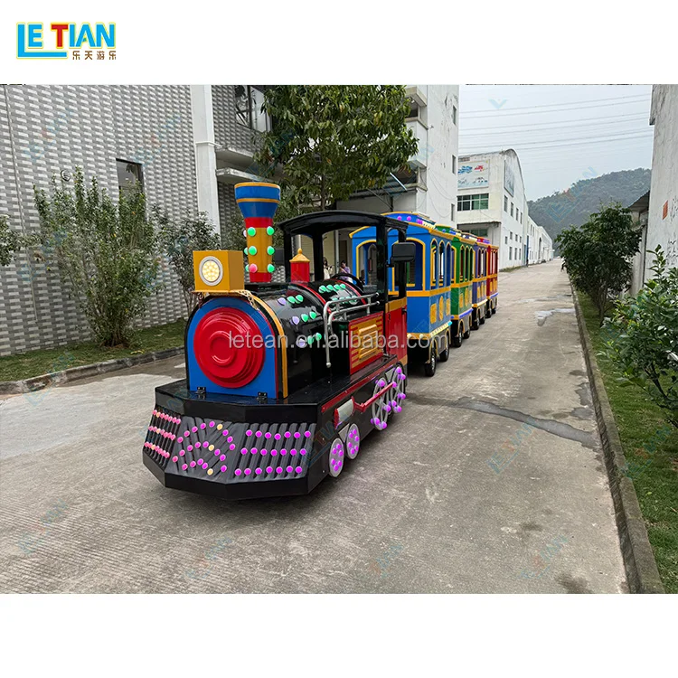 Outdoor Locomotive Train Rides - Fun for Kids & Tourists