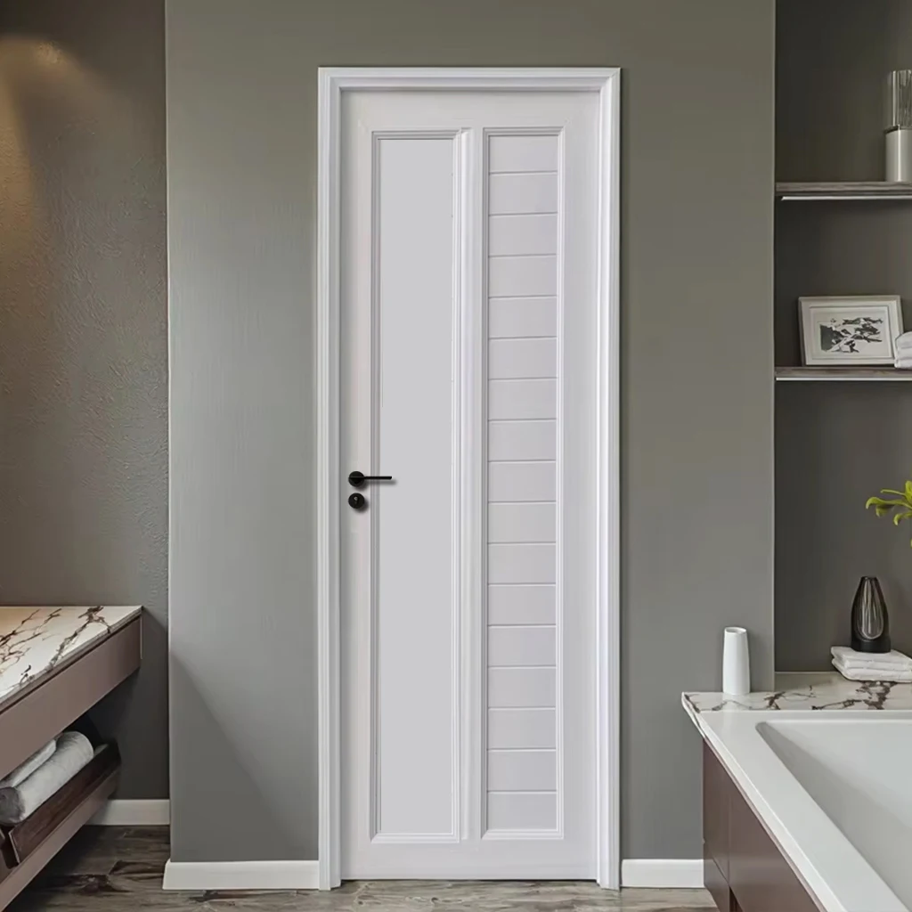 White Pvc Interior Doors Customized Upvc Plastic Steel Door Design ...