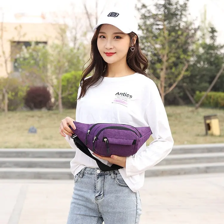 Waterproof Oxford Polyester Fanny Pack Waist Wallet Hip Pouch Bag For ...