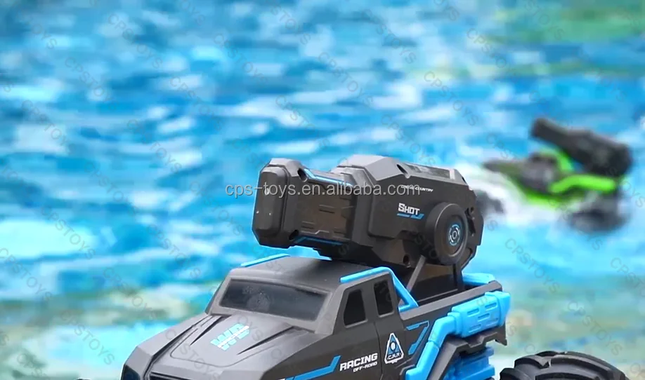 CPS New Remote Control Shooting Car With Pulsed Water Gun Amphibious ...