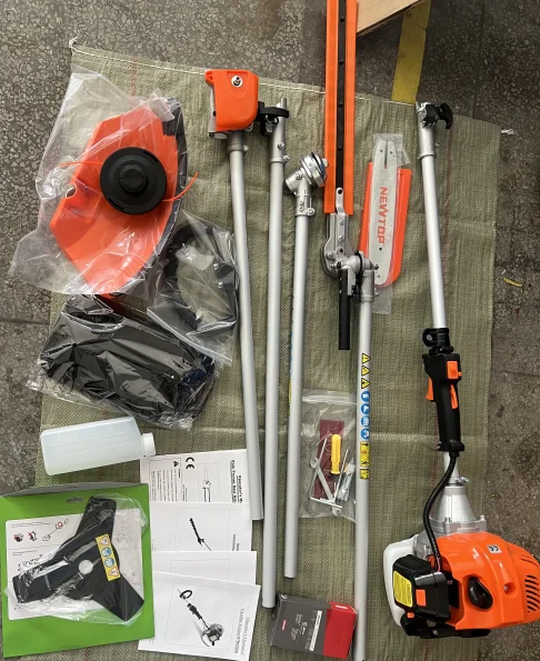 4 In 1 2 Stroke 43cc 52cc Brush Cutter Multifunction Garden Tool Grass ...