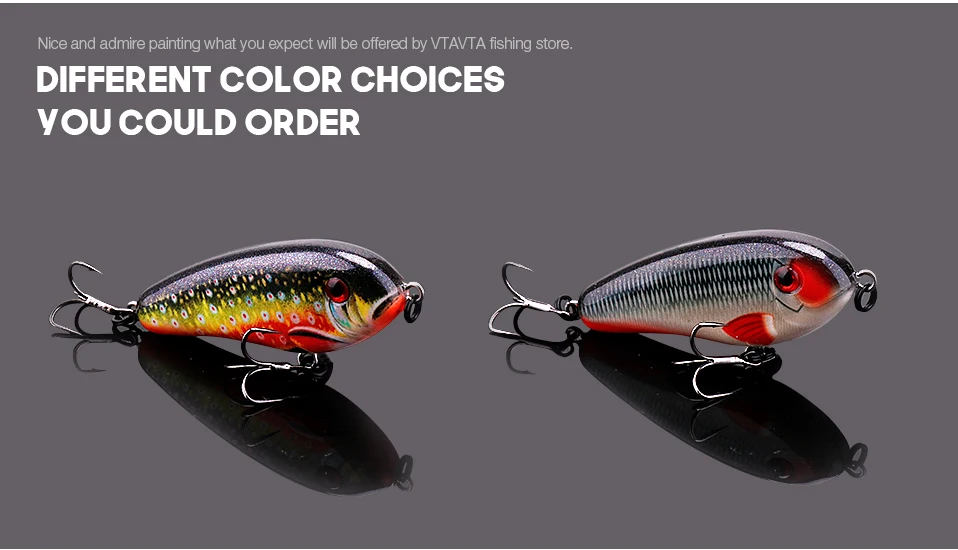 Wholesale 11g 6cm Salmo Sinking Slider Jerkbait Fishing Leurre Bass ...