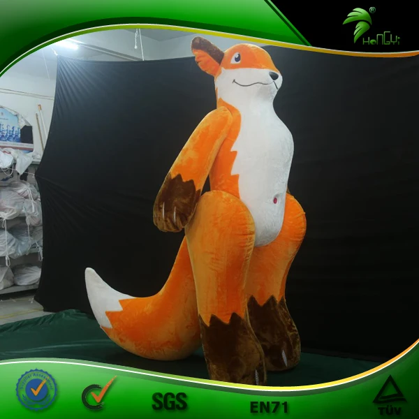 Bouncy Inflatable Plush Toy Animals Hongyi Inflatable Fox Toy ...