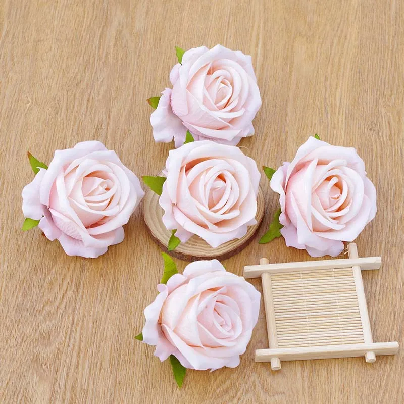 Royal Blue Roses Head Artificial Velvet Rose Heads Artificial Flowers ...